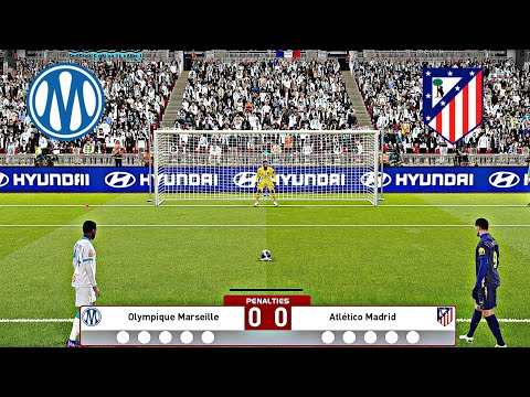 MARSEILLE VS ATLETICO MADRID FULL PENALTY SHOOTOUT | OM VS ATL HIGHLIGHTS