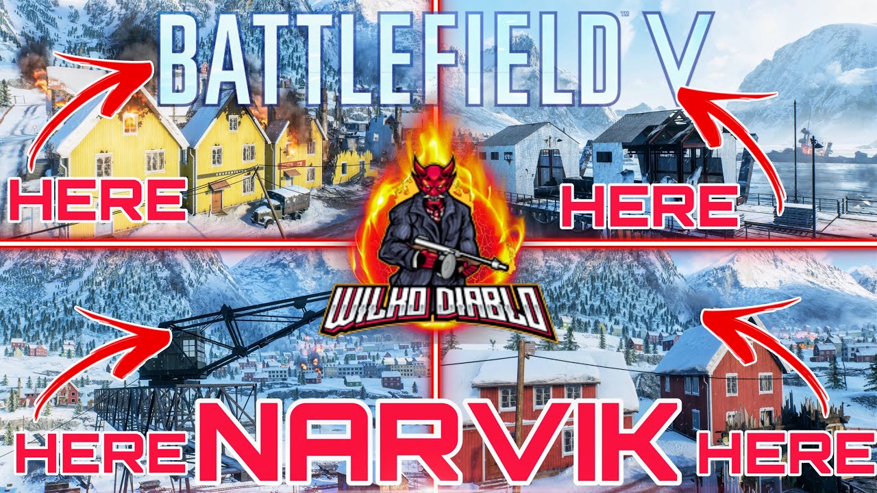 Battlefield V Ultimate Guide To All Map Spots & Positions On Narvik ...