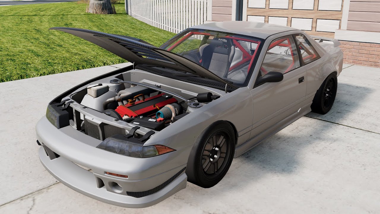 600hp RB26 Swap S14/200bx POV Drive - BeamNG Drive - YouTube