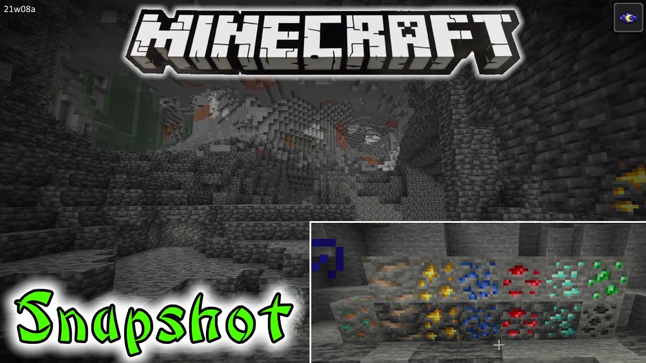 Richtig edle Erze 🤩🧐 || Minecraft Snapshot 21w08a [MC 1.17] - YouTube
