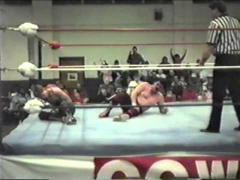Mean Marc Ash vs Ironman Mike Majors 1992 Pro Wrestling - YouTube