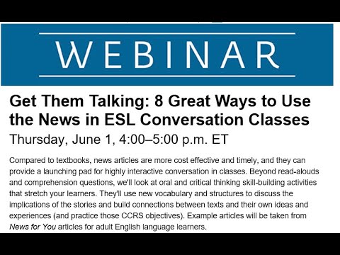 New Readers Press | Get Them Talking: 8 Great Ways to Use the News in ...