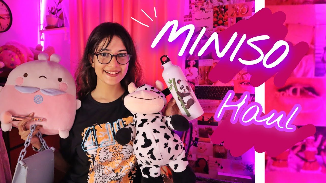 My First *MINISO Haul* |Super Cute and Aesthetic Miniso Bags, Perfume ...