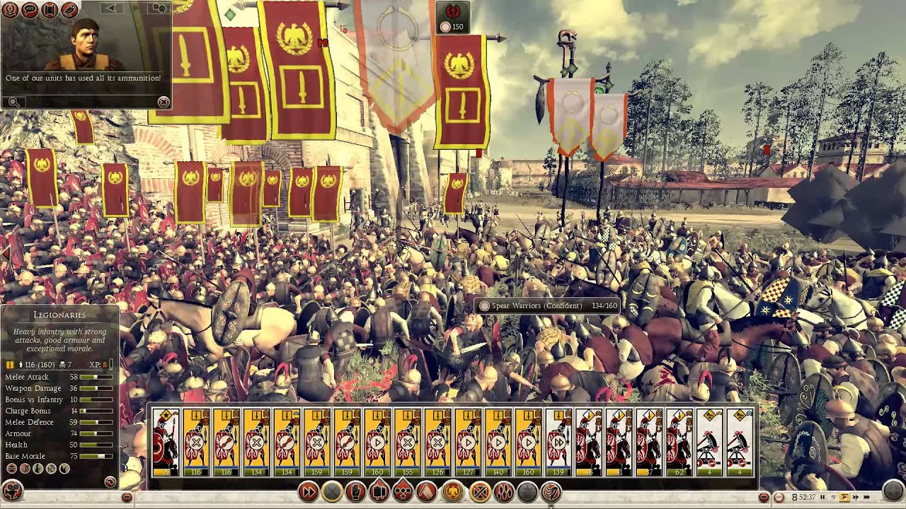 Total War: Rome II Caesar In Gaul - as Rome Part 38 - YouTube