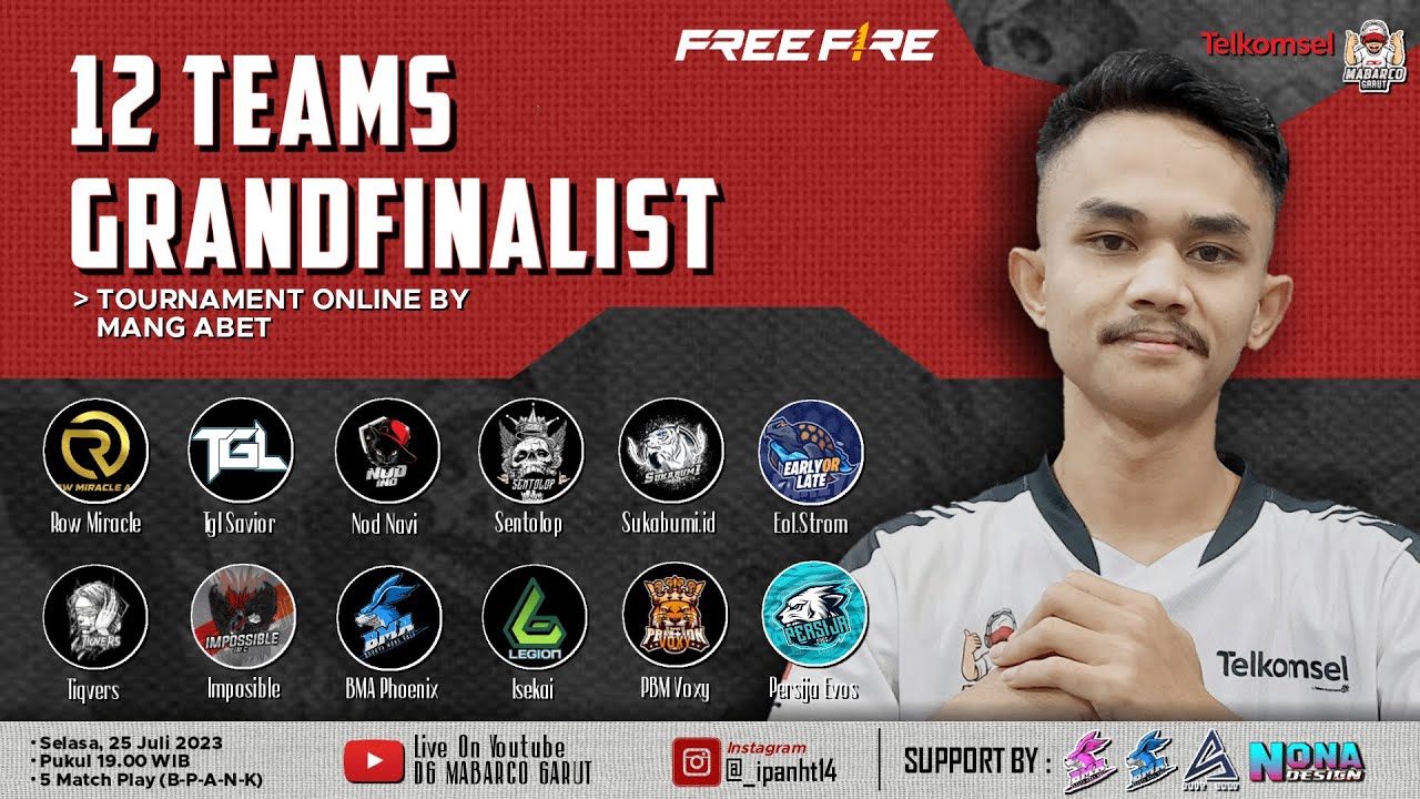 GRANDFINAL ONLINE TOURNAMENT ELITE BY MANG ABET (19.00 WIB - 25 JULI ...