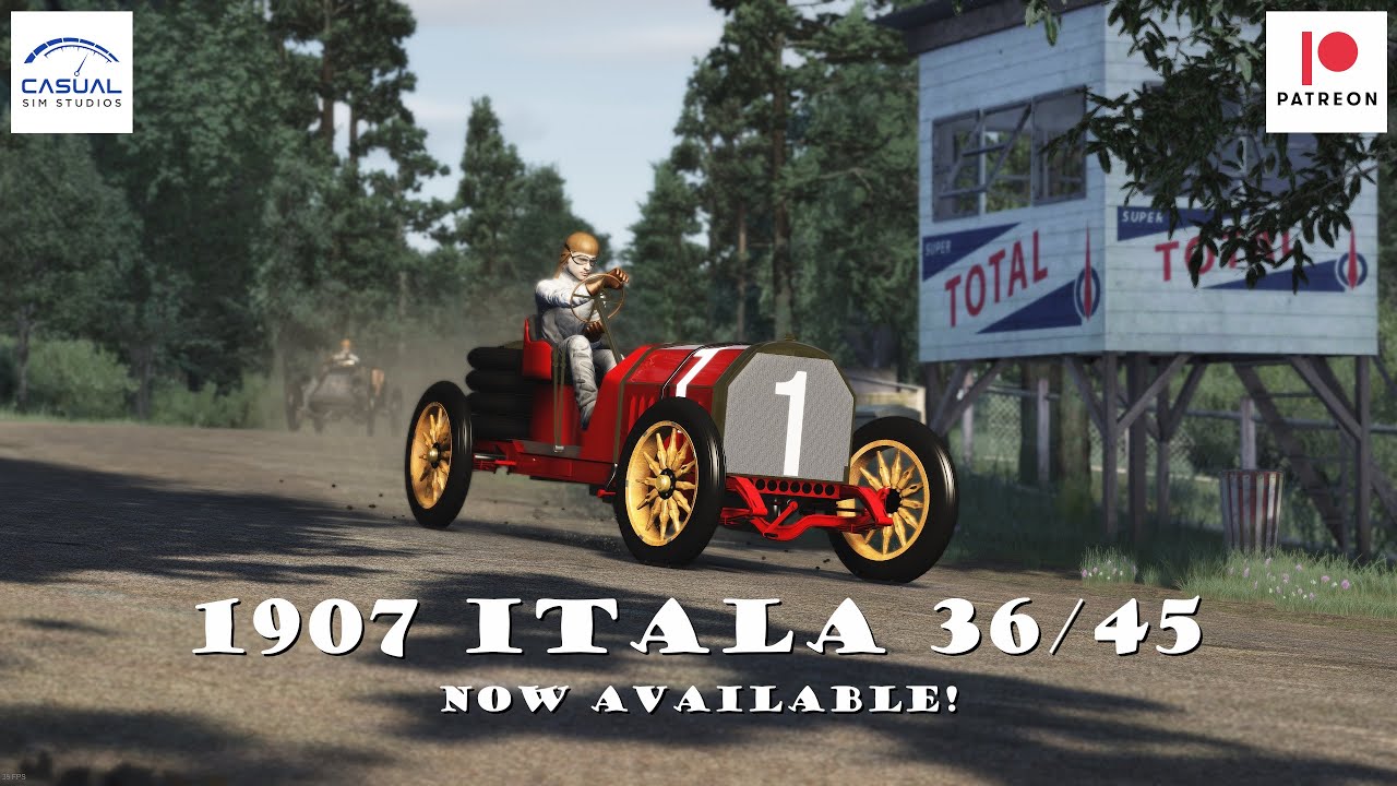 1907 Itala 36/45 - Early Access Release for Assetto Corsa - YouTube