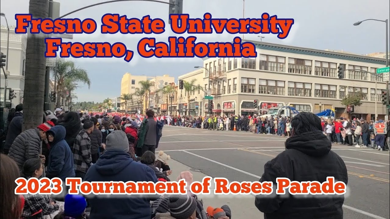Fresno State Marching Band, 2023 Tournament of Roses Parade in ...