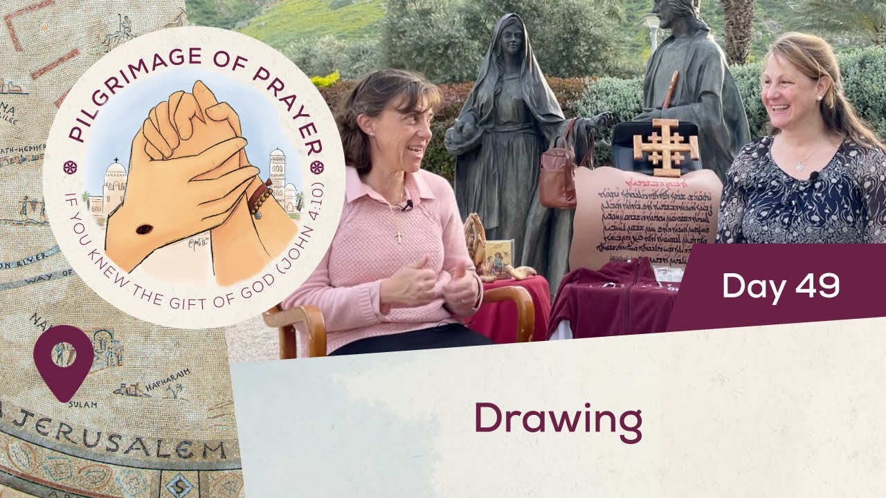 🙏 Day 49: Drawing | Pilgrimage of Prayer | Magdala - YouTube