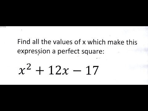 Finding Perfect Squares British Mathematical Olympiad Style Question ...