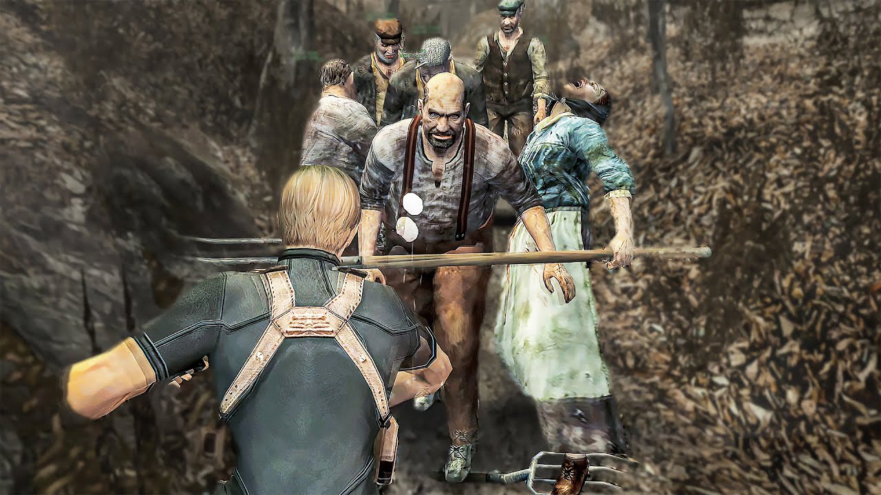What Happens if You Throw Eggs at Villagers in RESIDENT EVIL 4? - YouTube