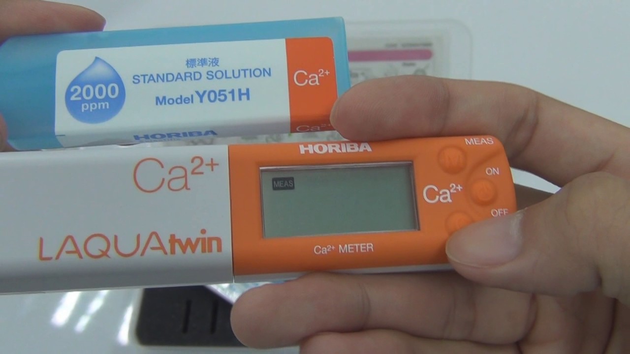 How To Use Calcium Ion Meter Brand Horiba - YouTube