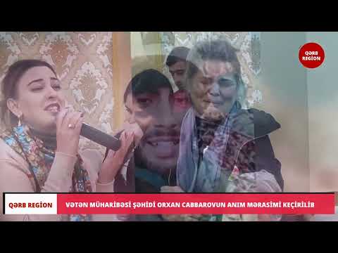ANIM: Vətən müharibəsi Şəhidi Orxan Cabbarovun anım mərasimi keçirilib | QƏRB REGİON