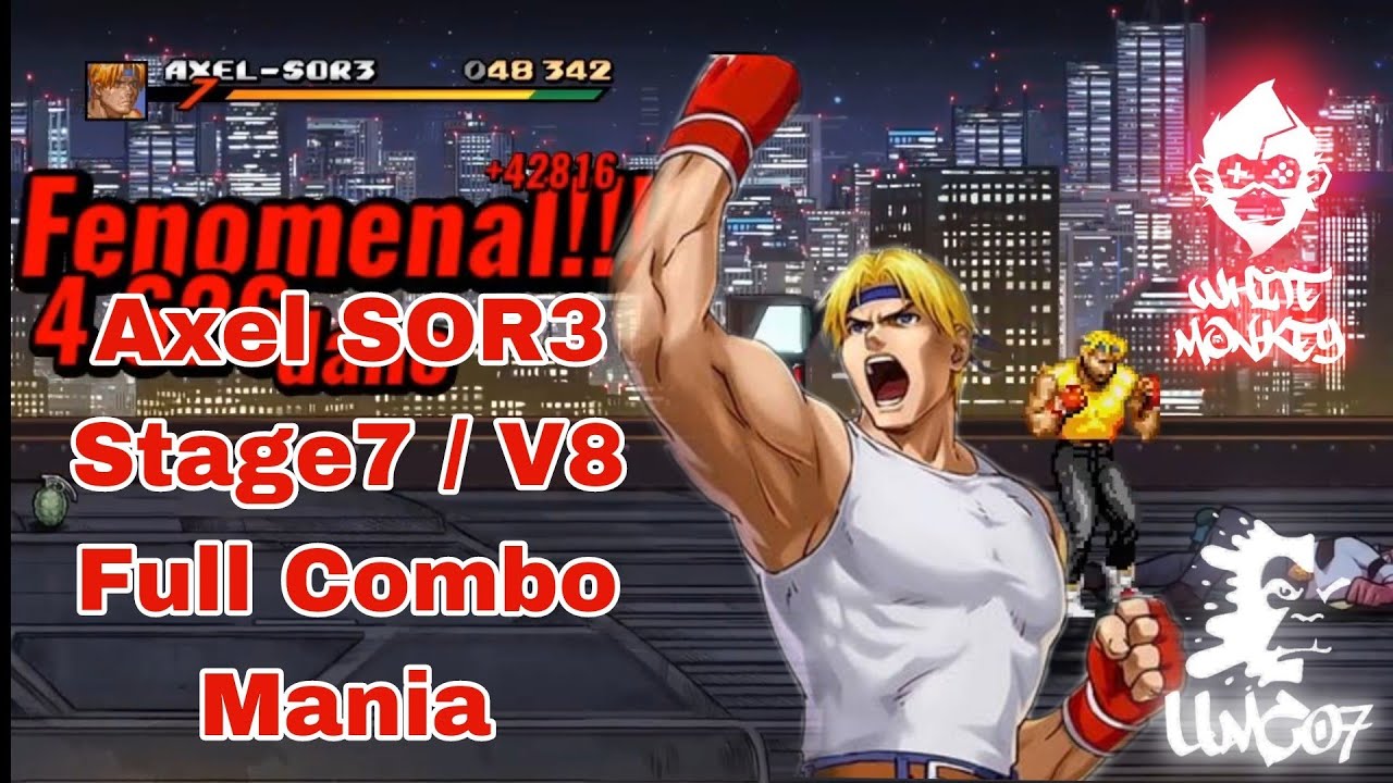 Axel SOR3/V8/Mania/DLC/Stage7/Full Combo/Perfect - YouTube