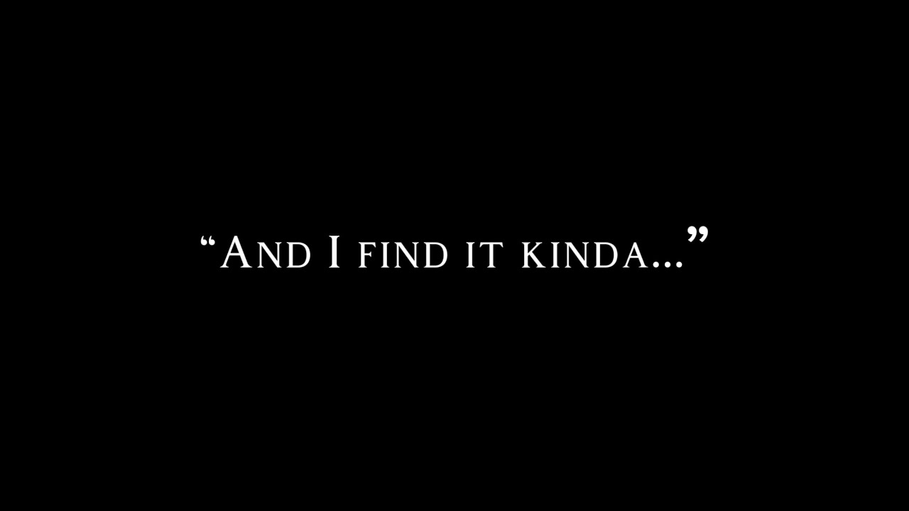 “And I find it kinda funny, and I find it kinda sad.” - YouTube