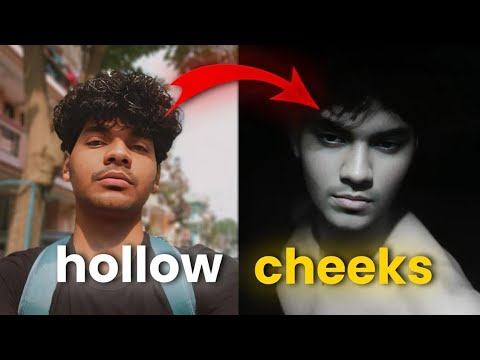 How to get hollow cheeks fast !!! - YouTube