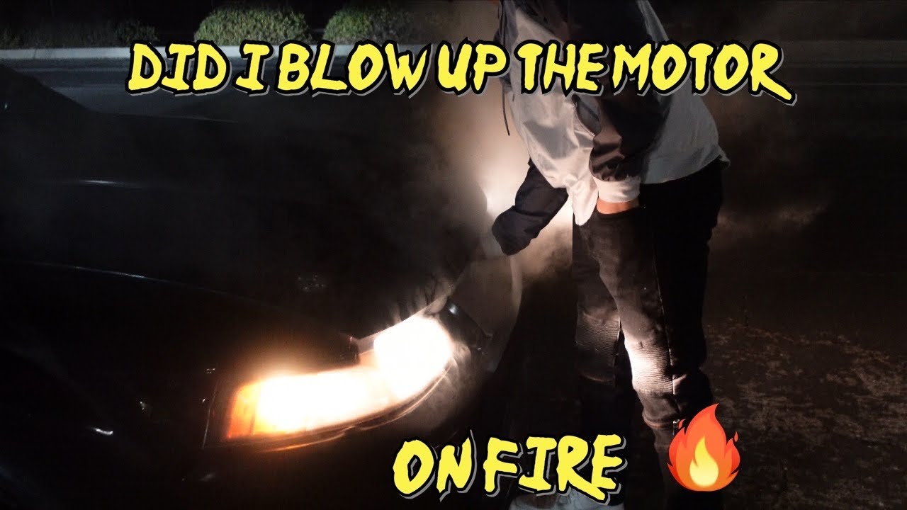 MY MUSTANG CAUGHTON FIRE - YouTube