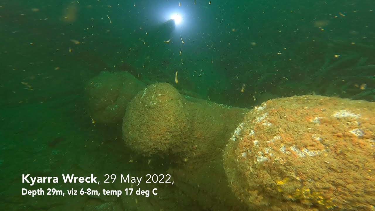 Kyarra wreck, Swanage 29 May 2022 - YouTube