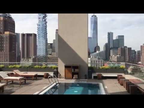 Jimmy at the James rooftop pool - New York - YouTube