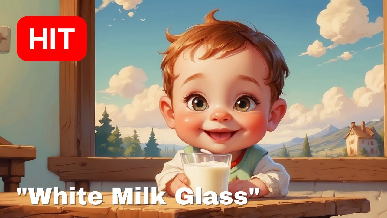 Song about Milk "White Milk Glass" - Kids Song - Children Music - YouTube