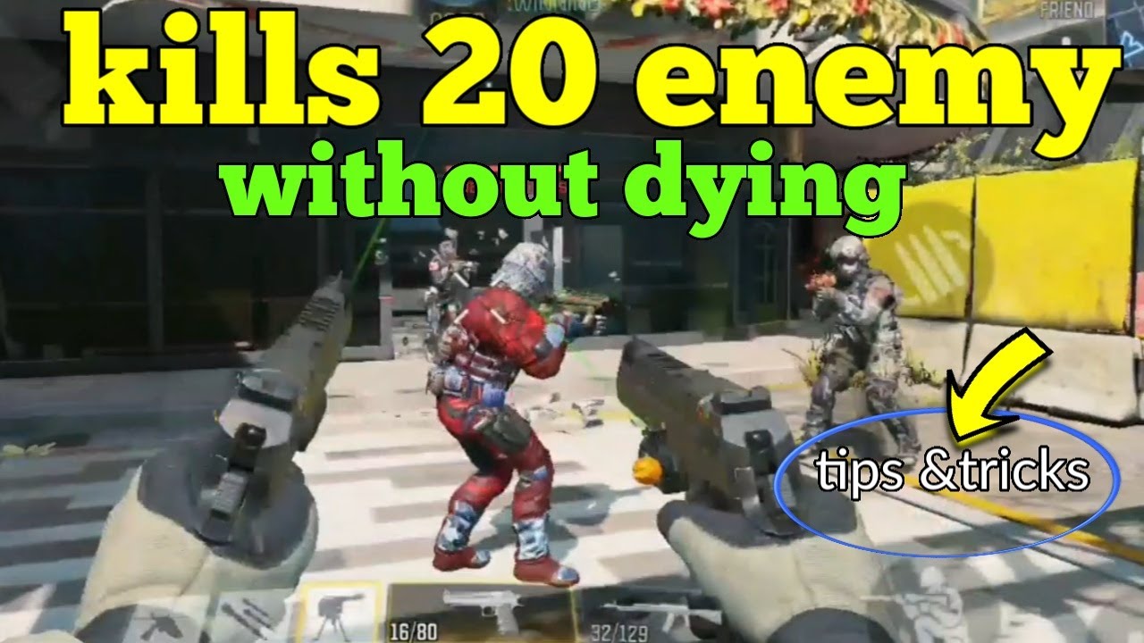 How To Kill 20 Enemy Without Dying / Call Of Duty Mobile / Earn ...