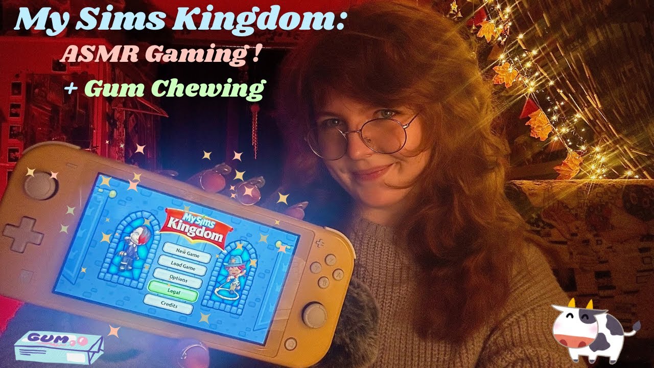 Nintendo Gaming ASMR 🏰 My Sims Kingdom Gameplay + Gum chewing - YouTube