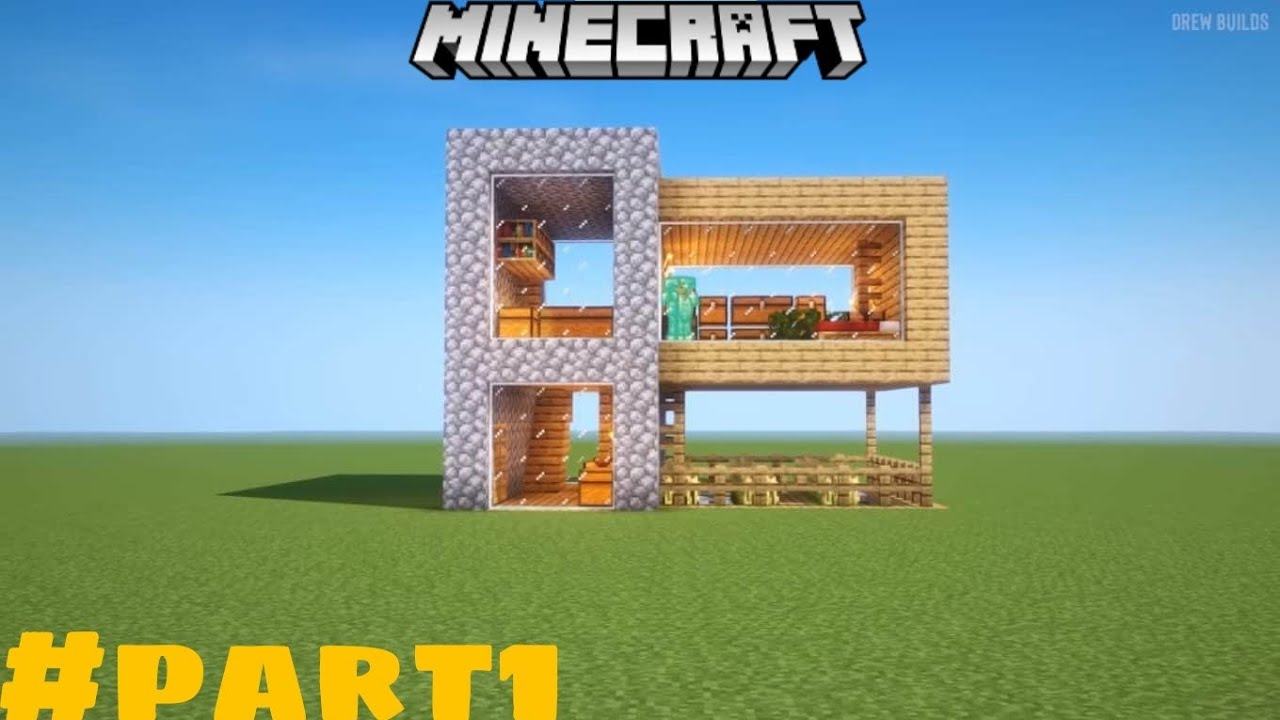 I Make a Simple & Functional House in Minecraft! || - YouTube