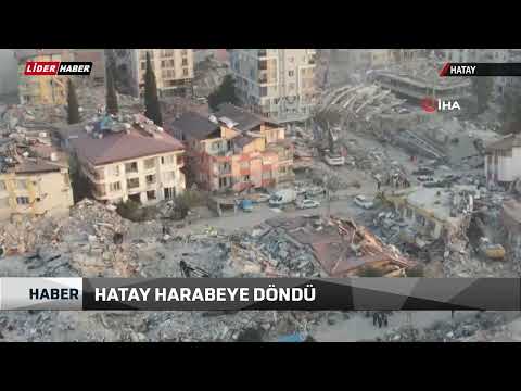 Hatay'ın harabe drone görüntüleri yürekleri yaktı!