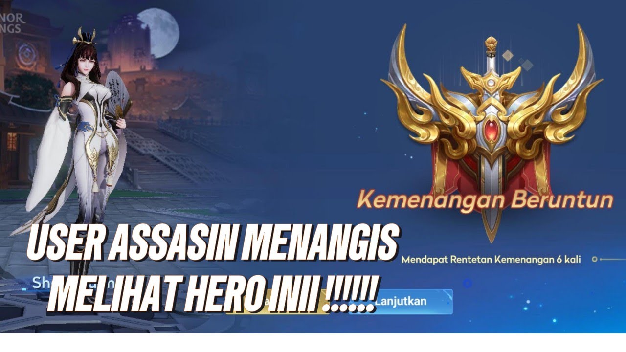 TUTORIAL HERO SHANGGUAN HOK!!!HONOR OF KINGS!!! - YouTube