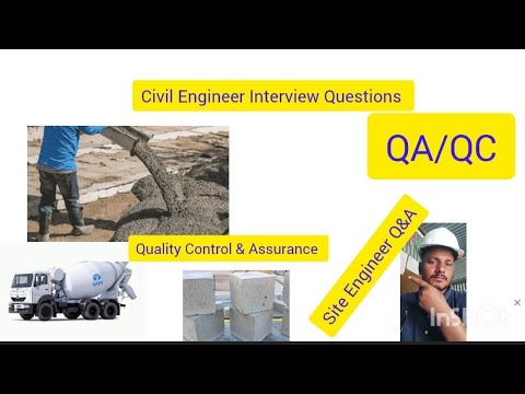 Civil Site Engineer Question and Answer|| QA/QC inspector||Quality ...