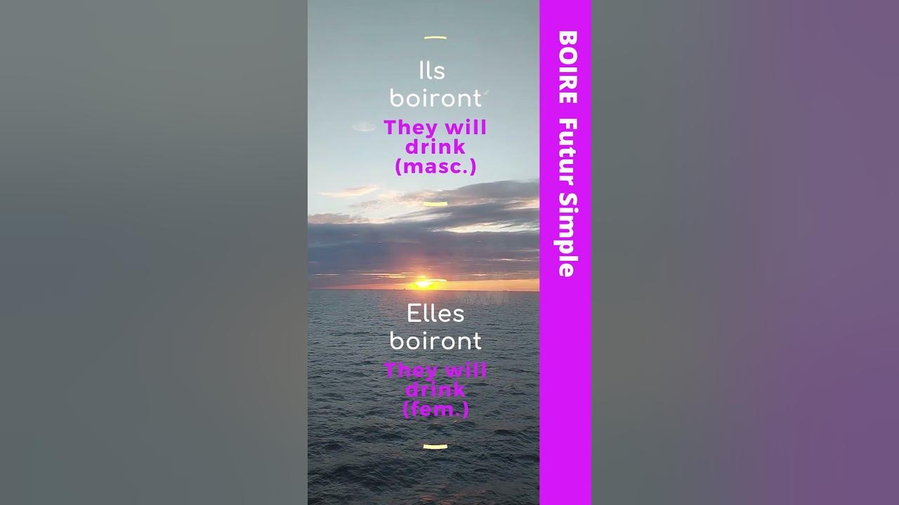 Boire Au Futur Simple Conjugation To Drink Future Tense shorts YouTube boire-au-futur-simple-conjugation-to-drink-future-tense-shorts-youtube