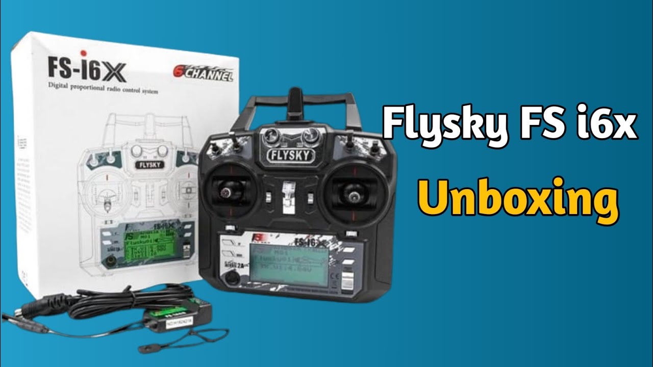 Flysky fs-i6x Unboxing | Flysky fs-i6x Setup - YouTube