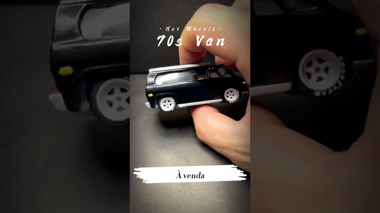 Custom 70s Van Diecast #hotwheelscustom #car #diecast #diy #hotwheels # ...