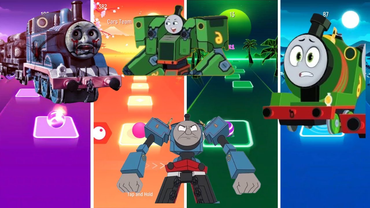 Cursed Thomas vs Percy Robot vs Robot Thomas vs Percy Thomas EDM Rush ...