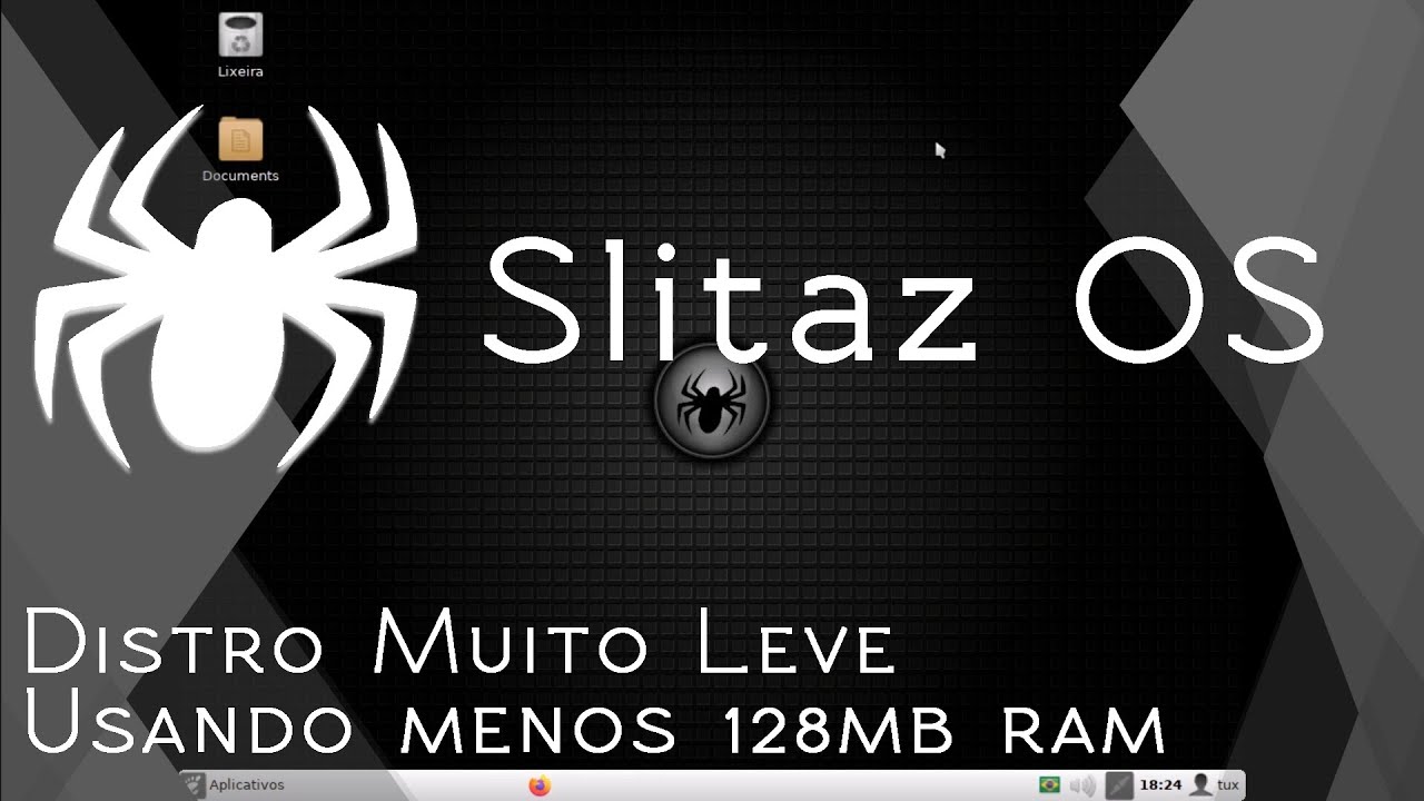 SliTaz Linux - Distro Muito Leve com Menos de 128mb - YouTube