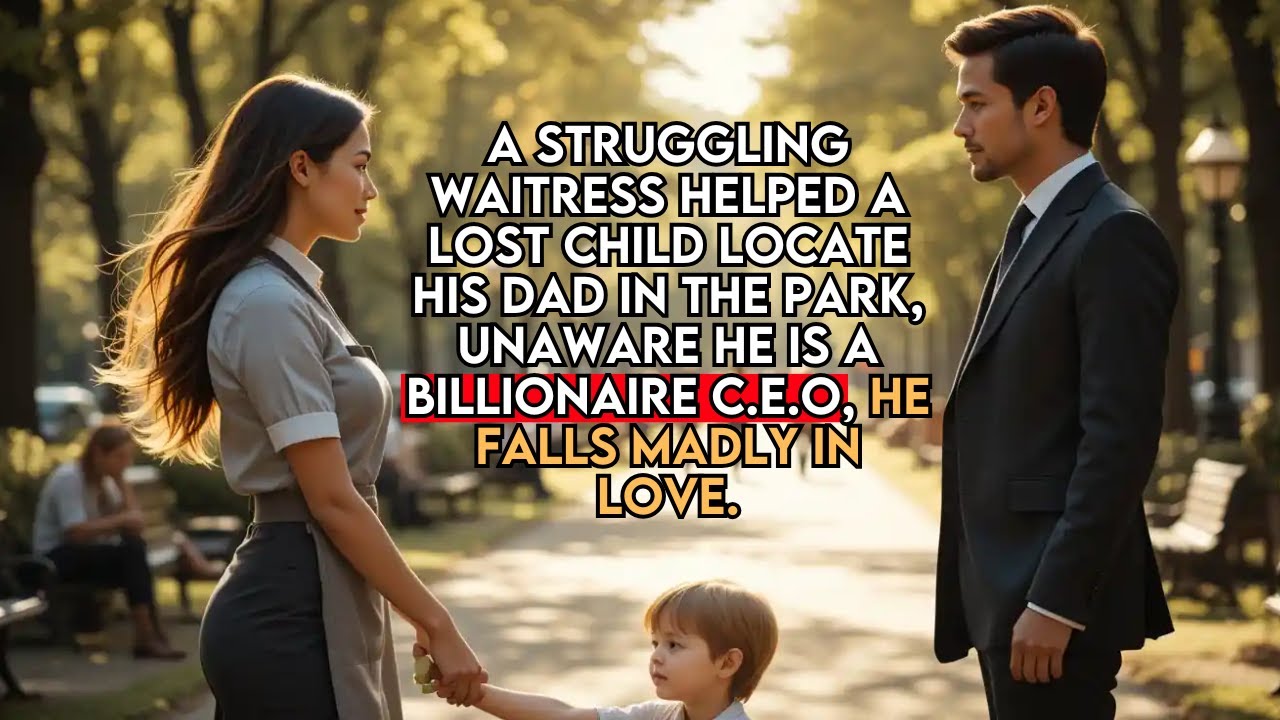 Struggling Waitress Helped a Lost Child Locate His Dad in The Park ...