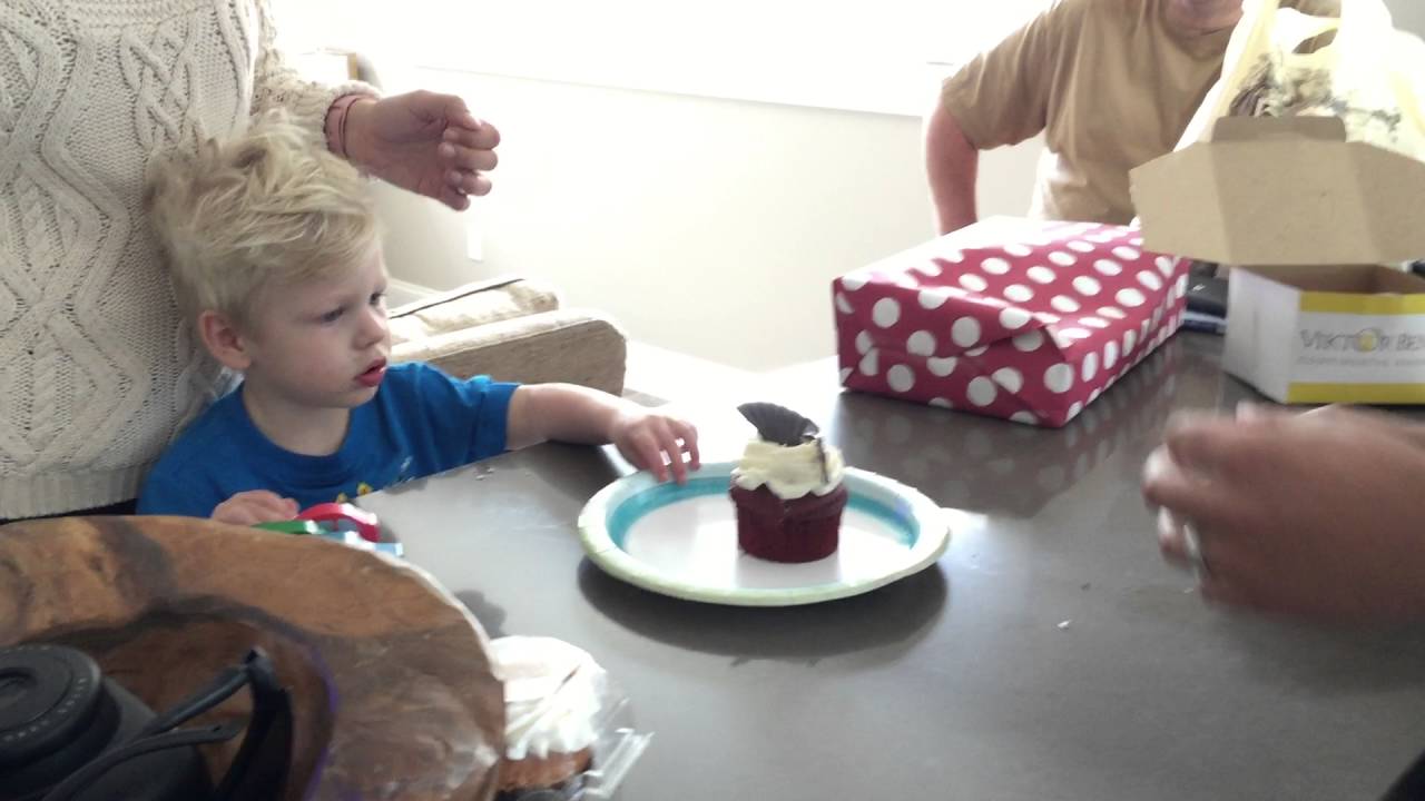 Hank Handy's 2nd Birthday Cake 2016 - YouTube