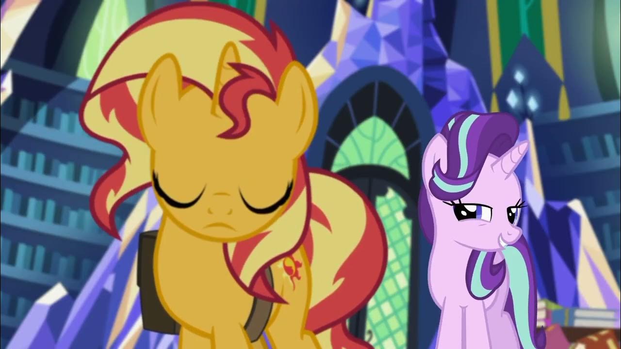 Sunset Shimmer Conhece Starlight Glimmer 🧡💜 - YouTube