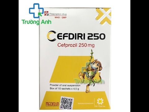 Cefdiri 250 - Thuốc điều trị nhiễm khuẩn đường hô hấp trên của Medisun ...