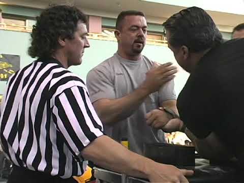 Armwrestling tournament match - Bucky Russell vs. Christian Binnie ...