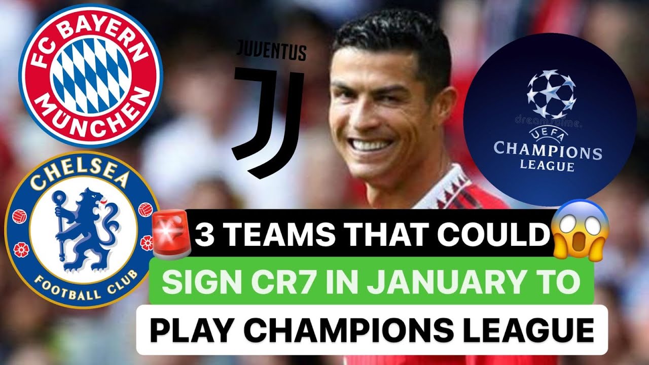 😱🚨 The three teams that could sign Cristiano Ronaldo 🇵🇹 in January to ...