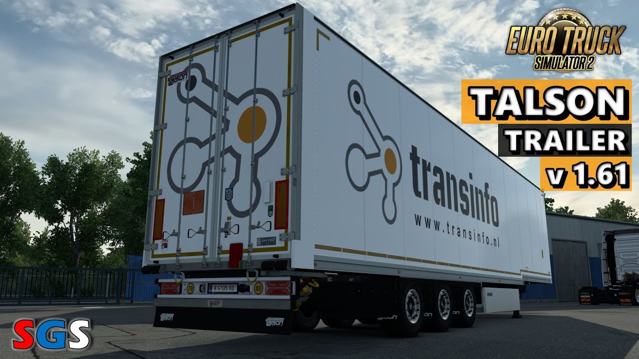 |ETS2 1.45| Talson Trailer v1.61 [Trailer Mod] - YouTube