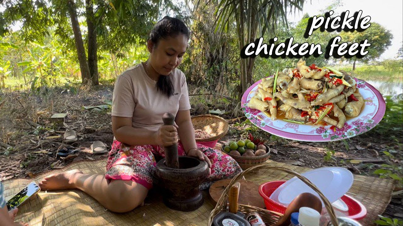 How to make pickle chicken feet @sakhornhome - YouTube