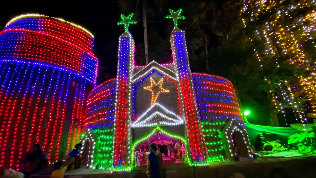 பிரமாண்ட கிறிஸ்துமஸ் குடில்கள்|Palapallam|Moolachal church round up ...