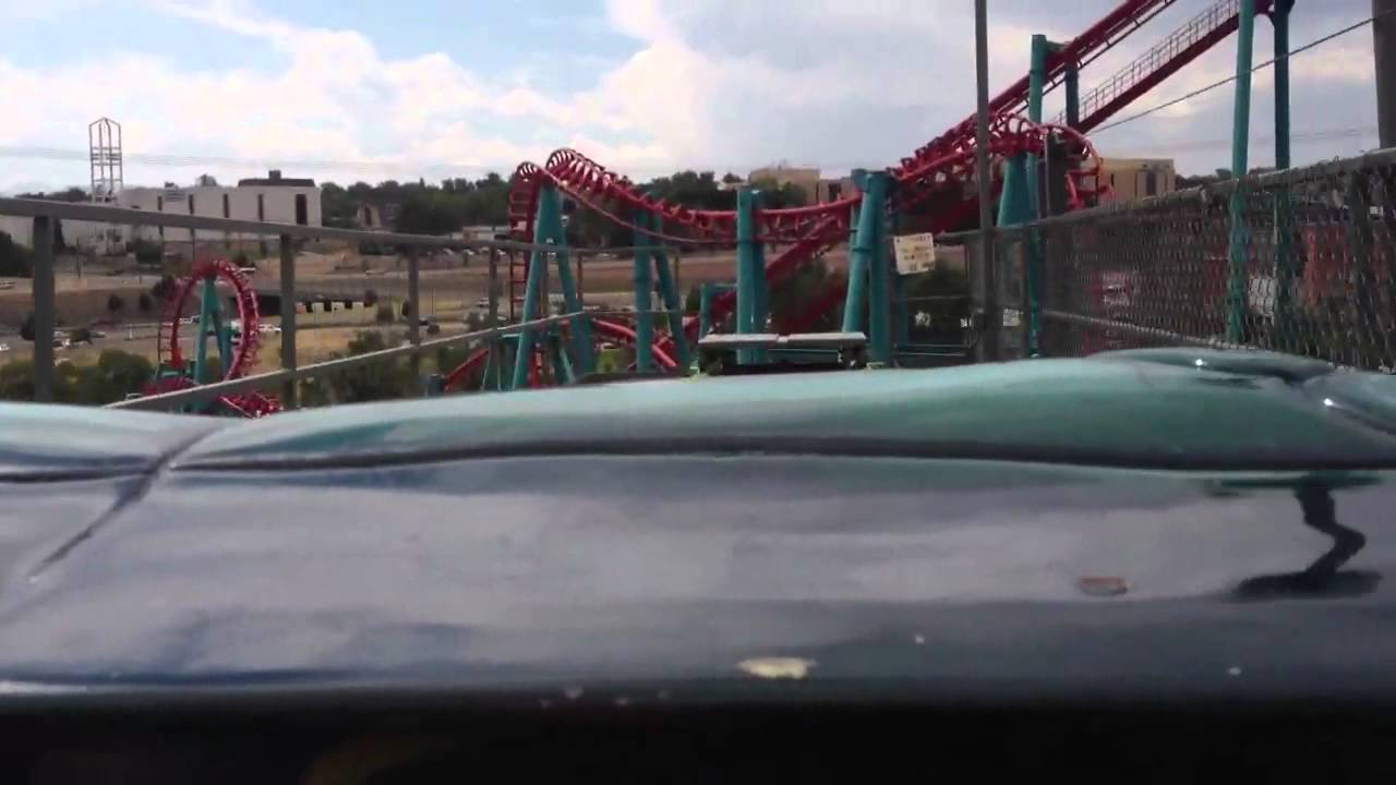 Sidewinder- elitch gardens on ride (POV) - YouTube