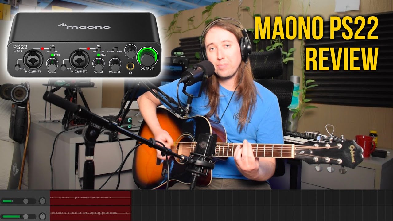 Maono PS22 2x2 Audio Interface Review | Maono ProStudio - YouTube