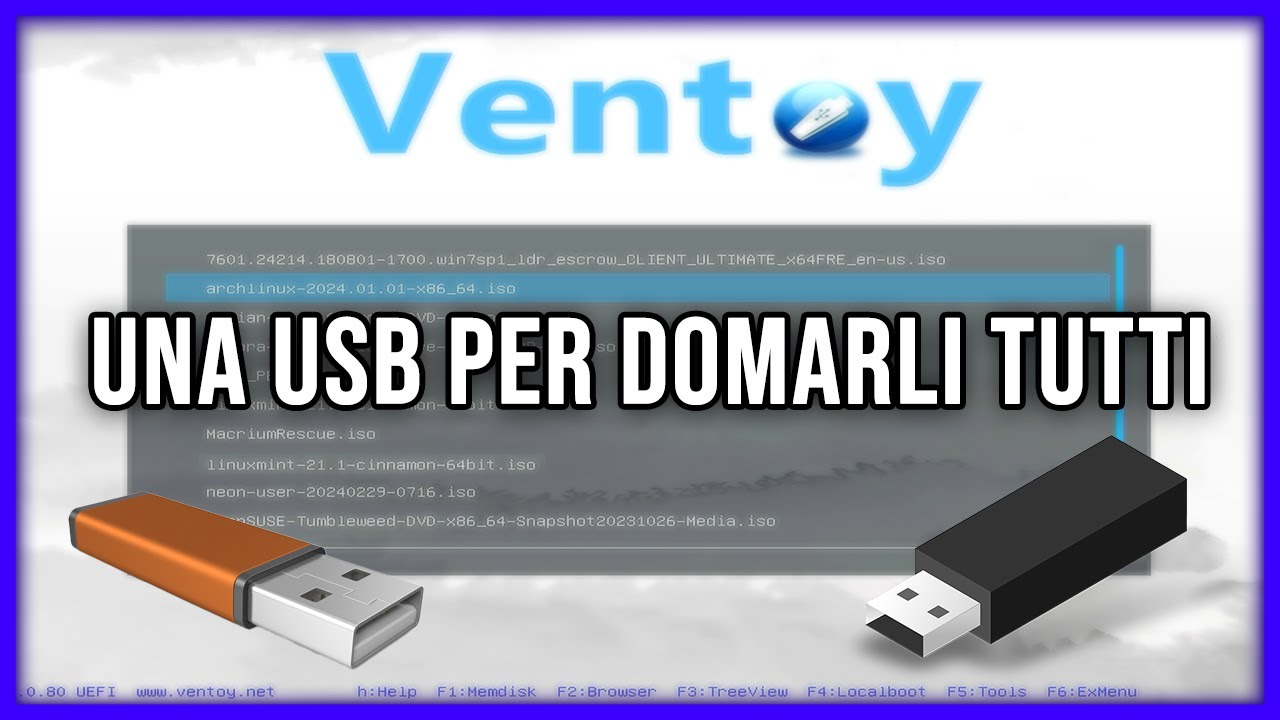 DEVI INSTALLARE QUESTO TOOL NELLA TUA USB - Ventoy - YouTube