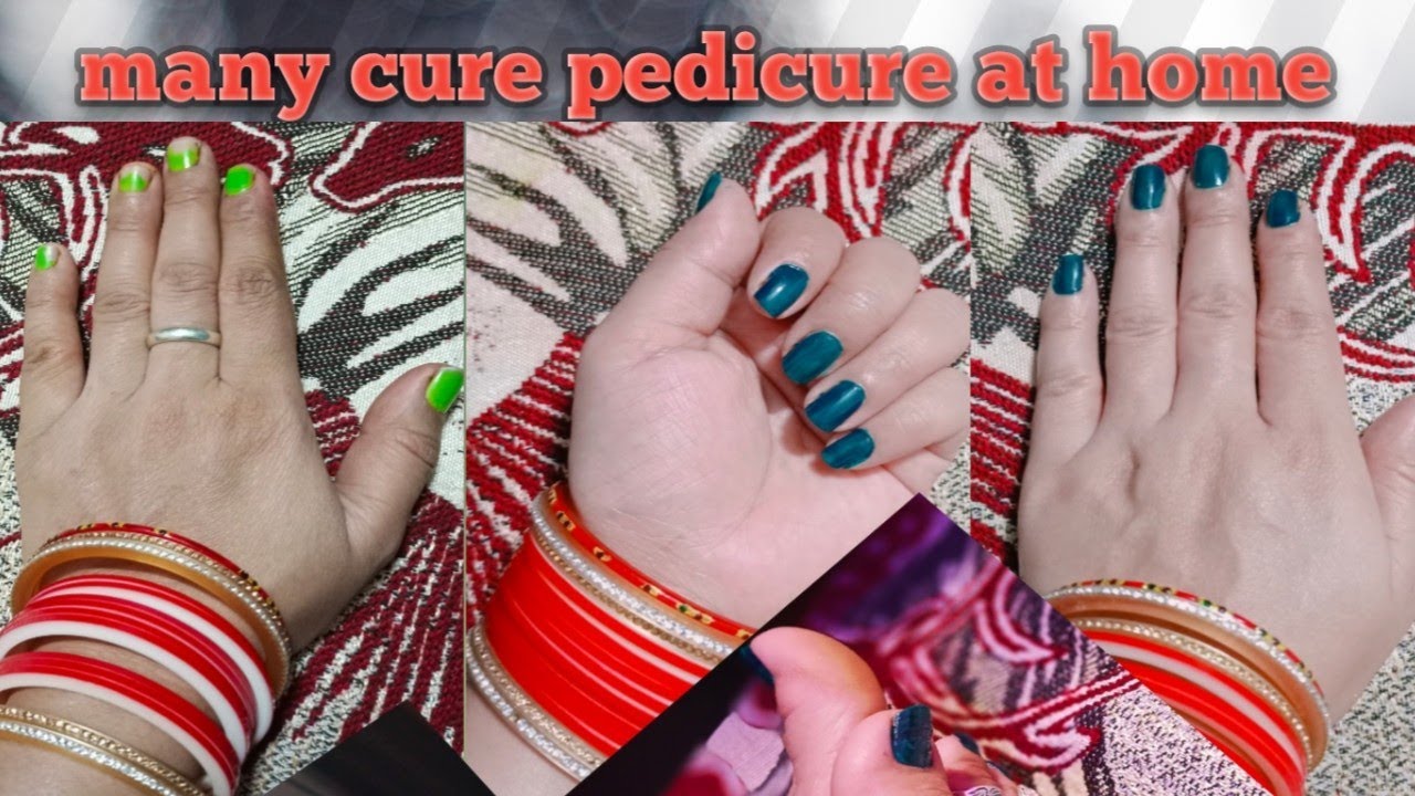 many cure pedi cure at home many cure pedicure Ghar par kase kre - YouTube