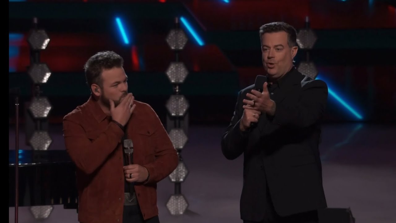 Josh Sanders; Comments after 1st performance | The Voice Live FINALE ...