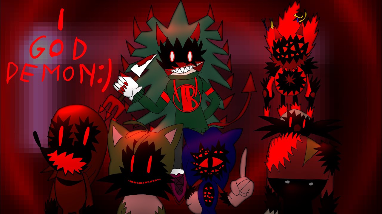 Sasha EXE Demon она есть Metal Demon, Knuckles Demon, Tails Demon ...