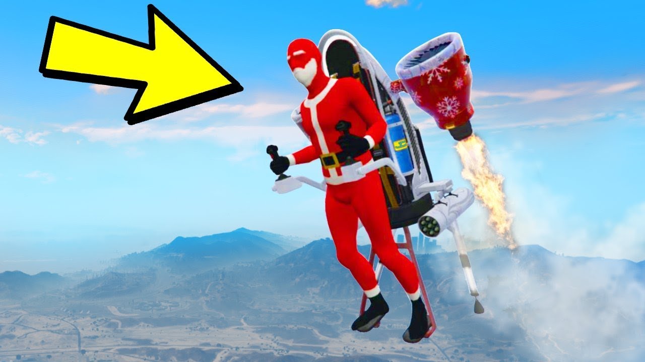 Secret Christmas Jetpack! (GTA 5 Jetpack Festive Surprise DLC) - YouTube